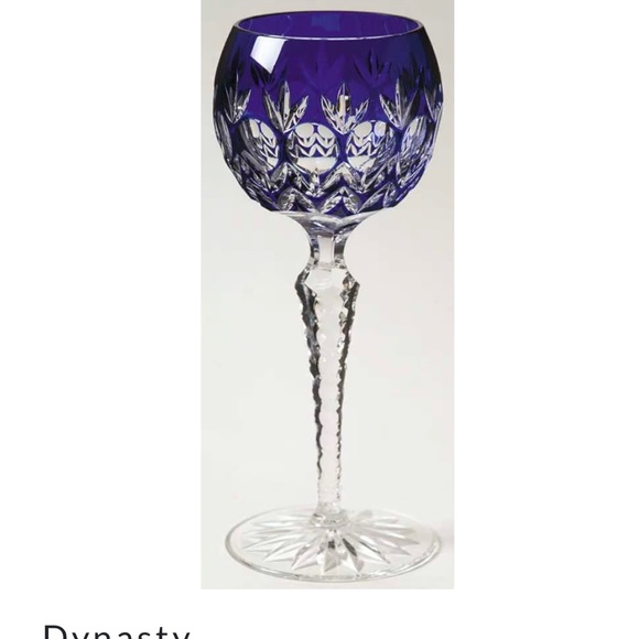 Godinger | Dining | Godinger Dynasty Cobalt Blue Wine Hock | Poshmark